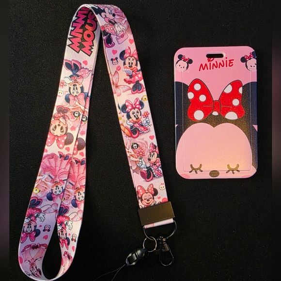 Accessories | Minnie Mouse Id Cardholder And Lanyard Set | Poshmark